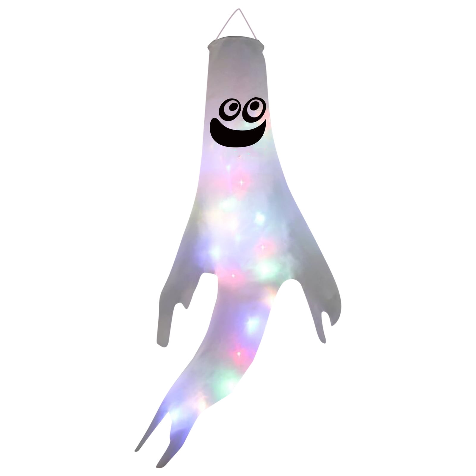 Fridja Halloween Ghost Windsocks with LED Light Halloween Wind Socks ...