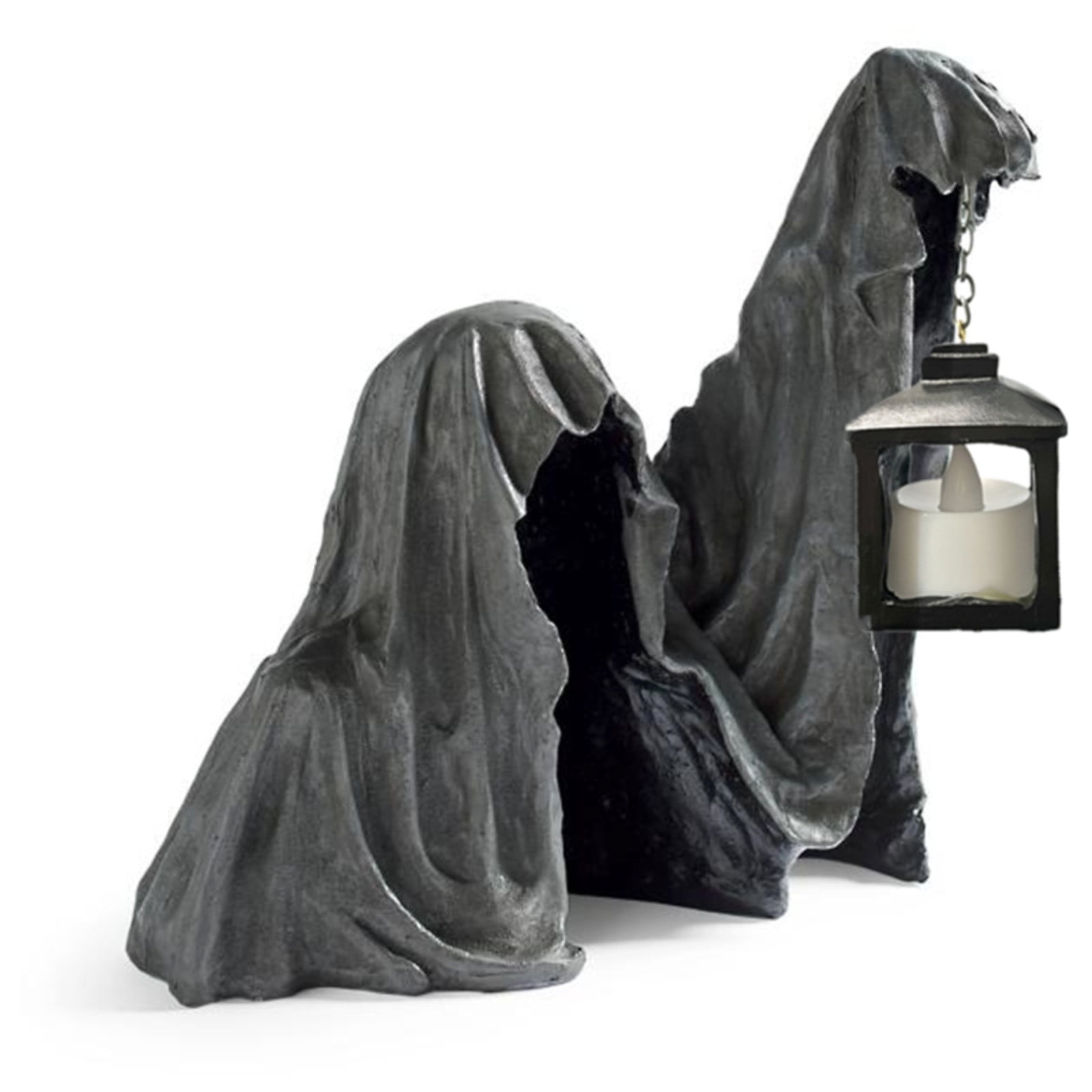 Fridja Hell's Messenger with Lantern, Realistic Resin Ghost Sculpture ...