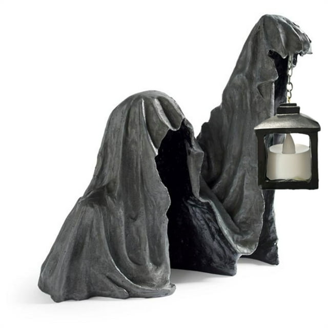 Fridja Hell's Messenger with Lantern, Realistic Resin Ghost Sculpture ...