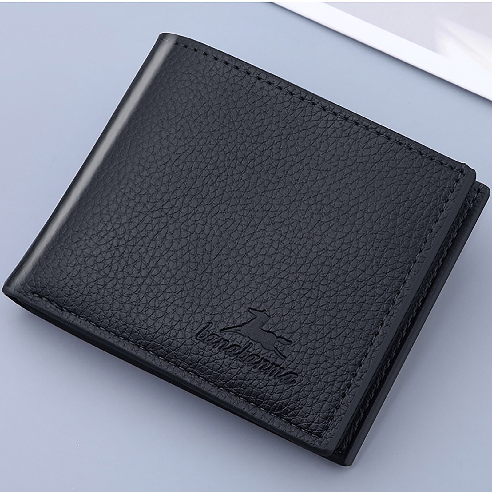 Fridja Men's Wallet Short Vertical Ultra-Thin Wallet Bank Card Card ...