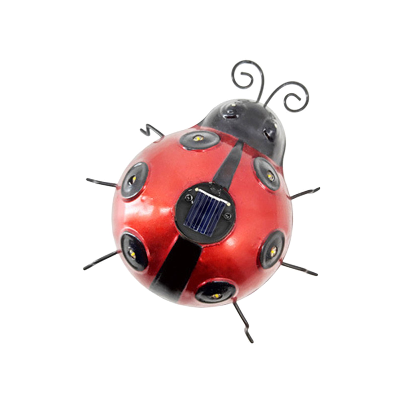 Fridja Metal Garden Wall Art Decor Cute Ladybugs Photoluminescence Wall ...