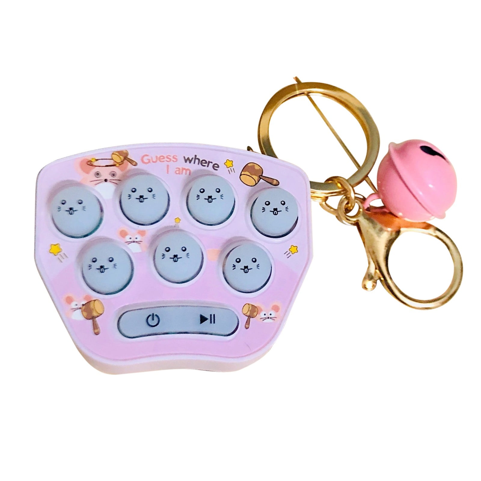 Fridja Mini Game Key Chain Fidget Toy Hamster Memory Game Backpack Key ...