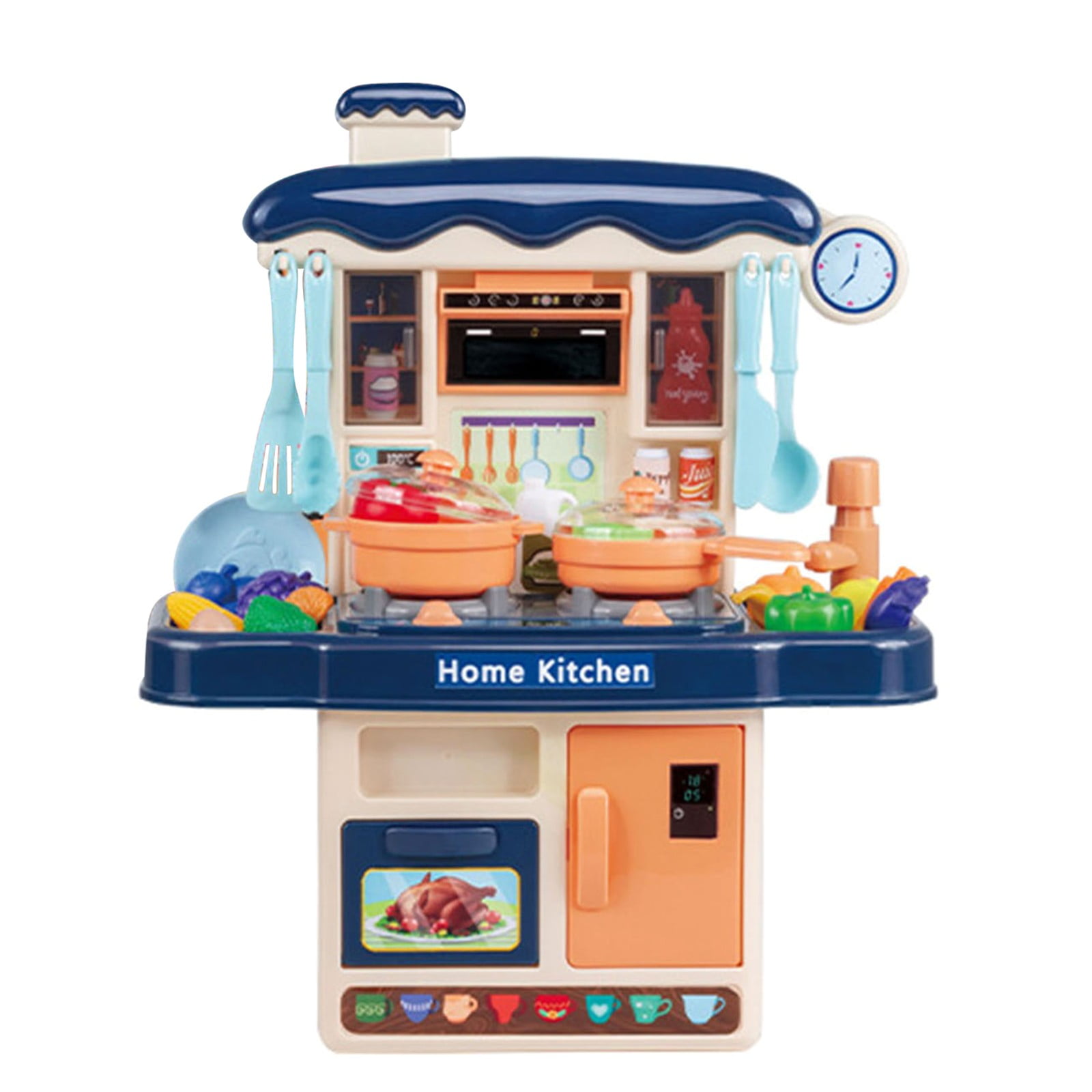 Fridja Mini Kitchen Toy Set With Realistic Light And Sound Spray ...