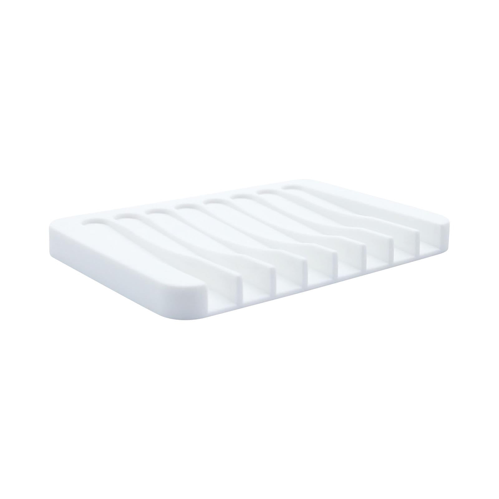 Fridja New Silicon Kitchen Bathroom Flexible Soap Dish Plate Holder ...