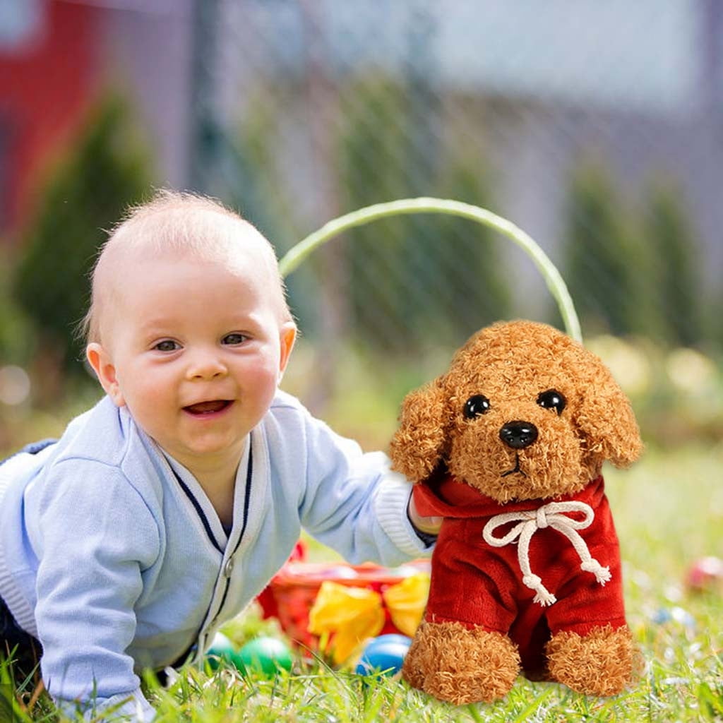 Fridja Puppy Plush Toy Doll Teddy Dog Rag Doll Cute Cute Trumpet ...