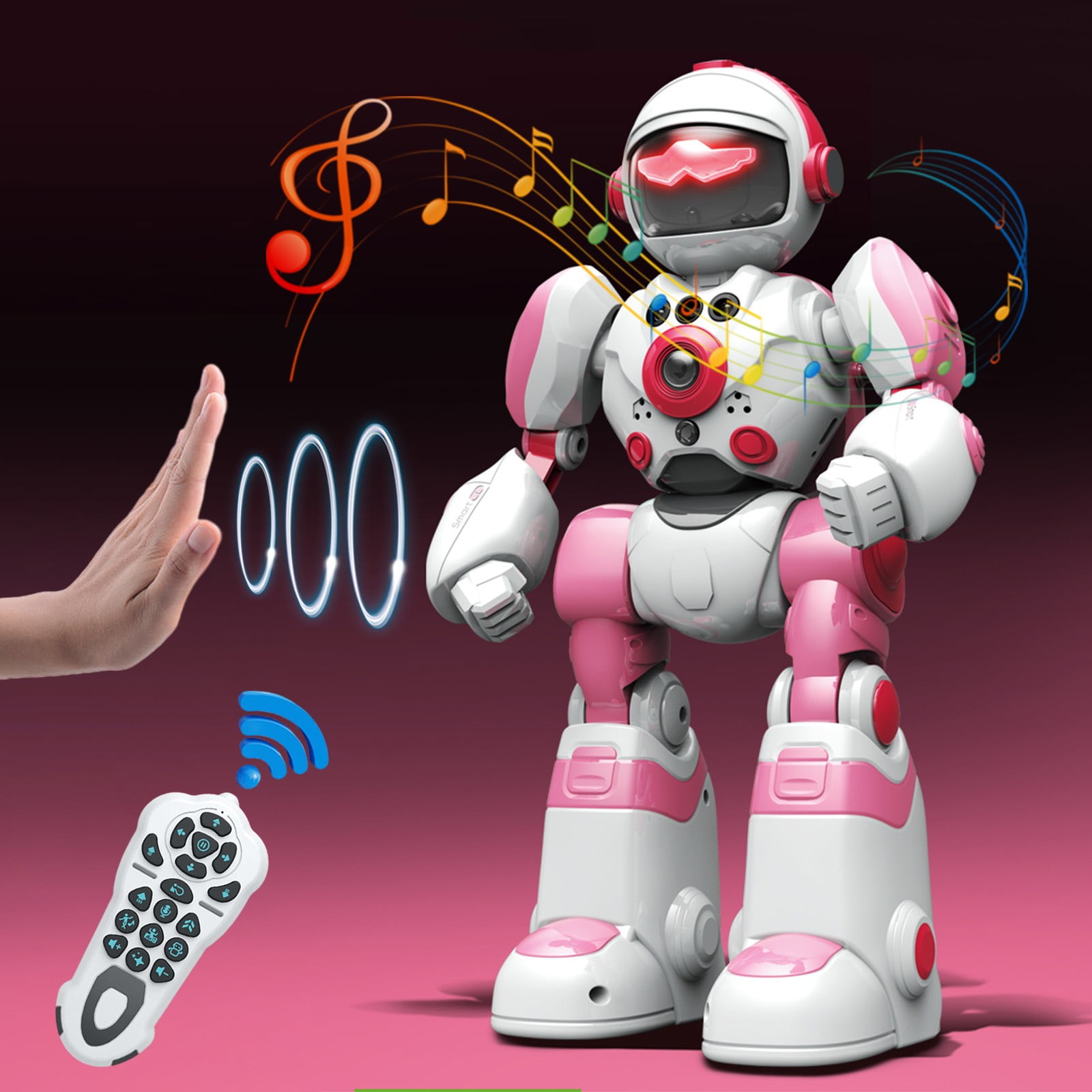 Fridja RC Robot Toy, Remote Control Robot Gesture Sensing Dancing ...