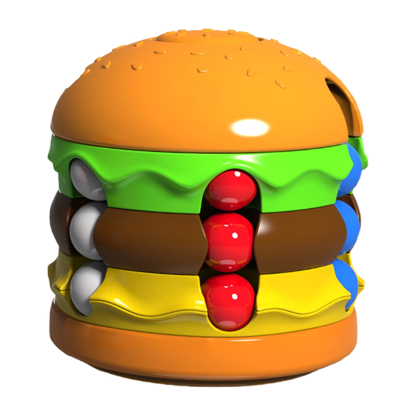 Fridja Rotating Magic Bean Cube Spinner 2 Layers Stress Reduction and ...