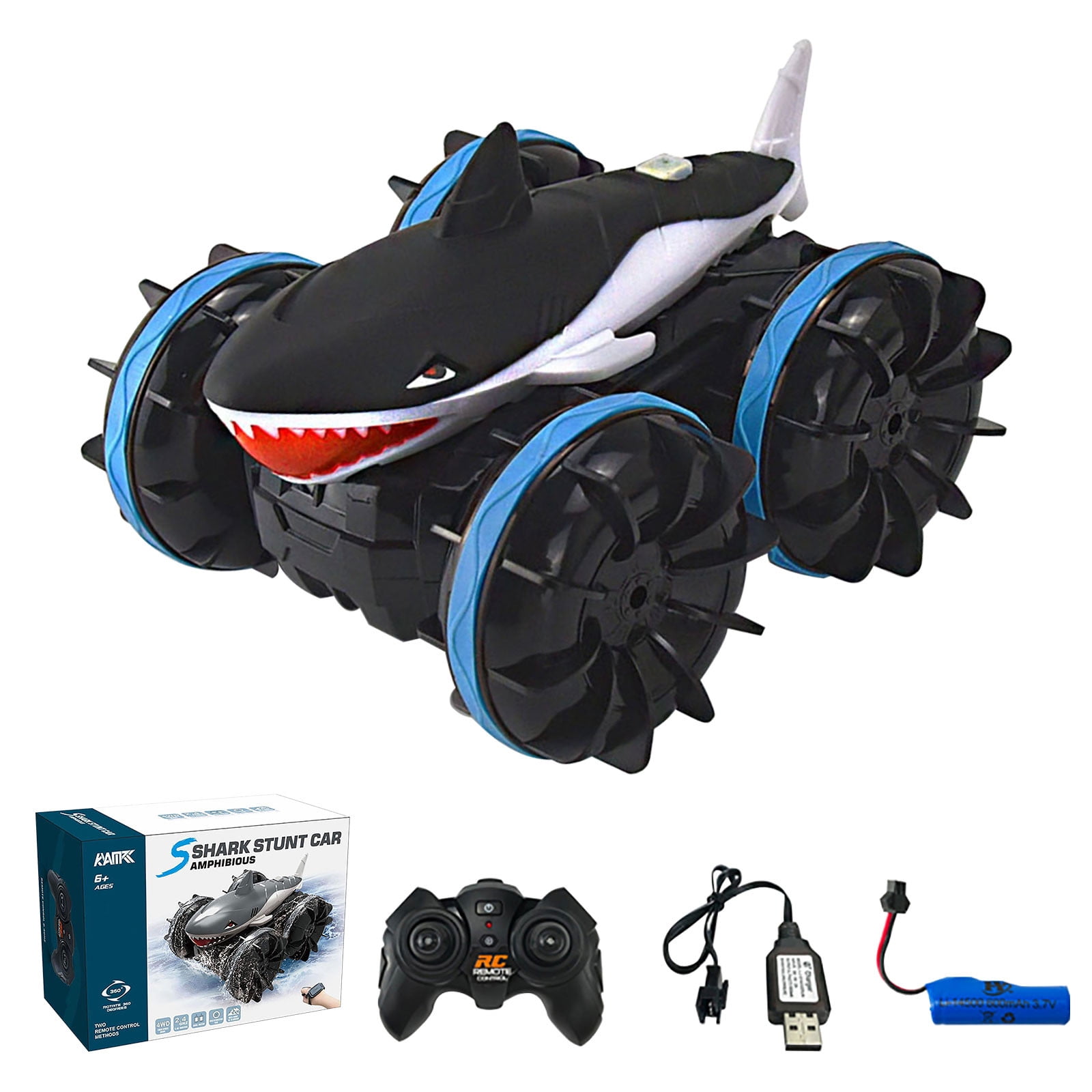 Fridja Shark Head Model Racing Car1:24 Scale All Terrain Remote Control ...
