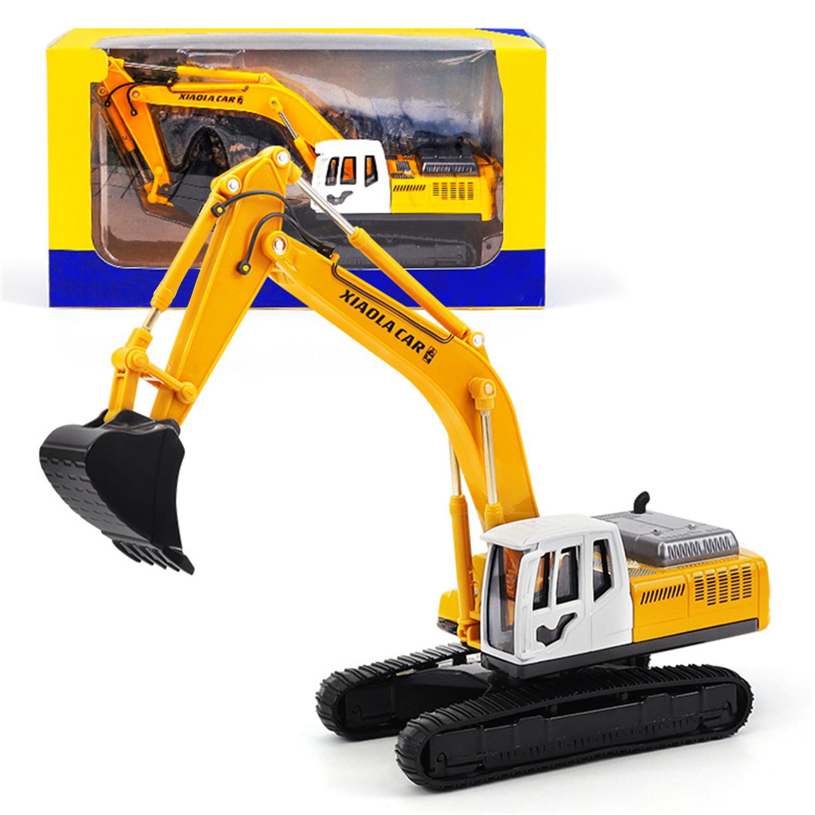 Fridja Simulation Large Size Kids Inertial Excavator Toy Car Baby ...