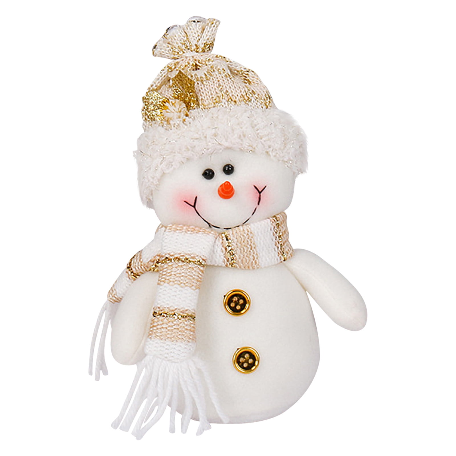 Fridja Stuffed Snowman & Santa Claus Dolls - Christmas Plush Toys ...