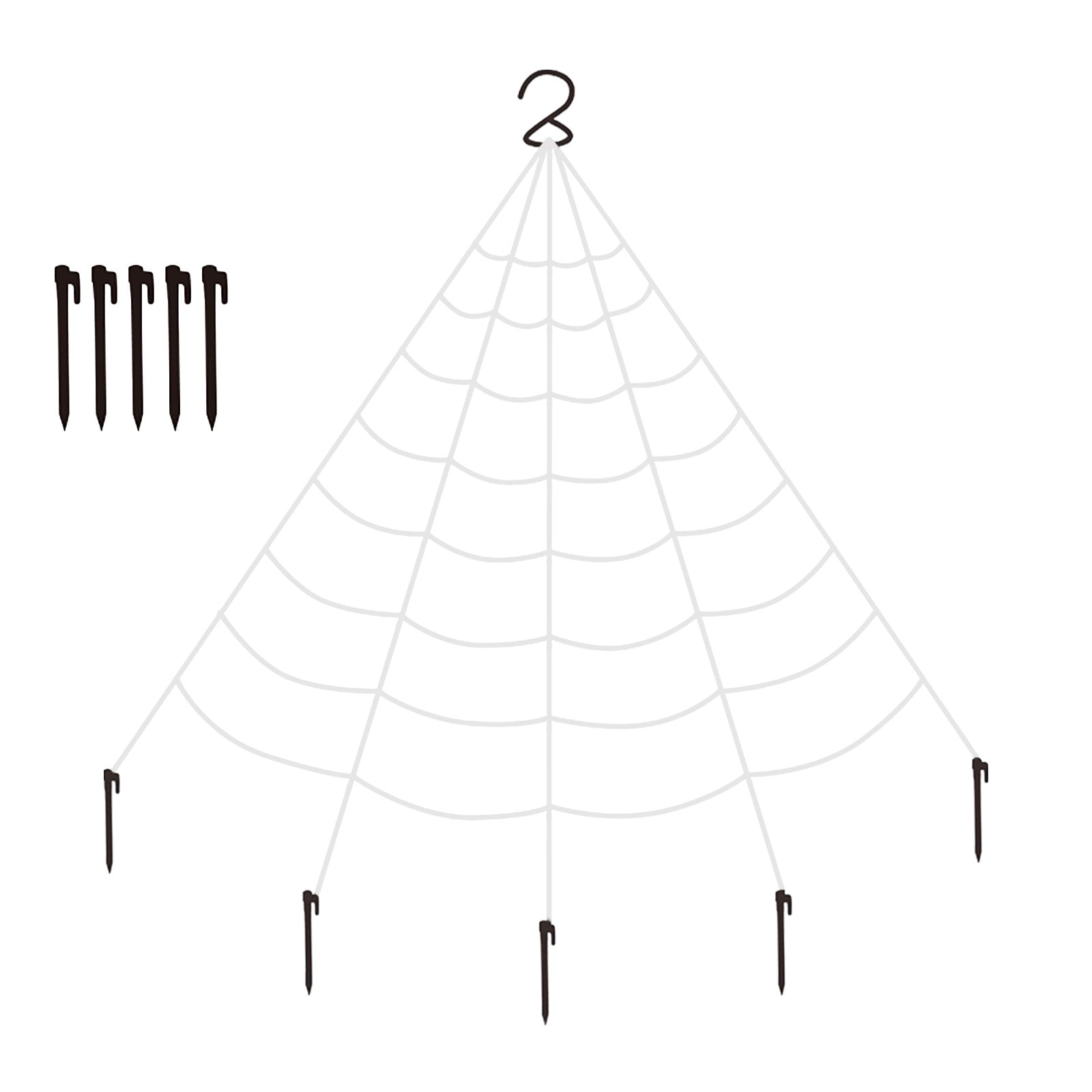 Fridja Spider Web, 16.4 ×15.7 Feet Giant Triangular Halloween ...