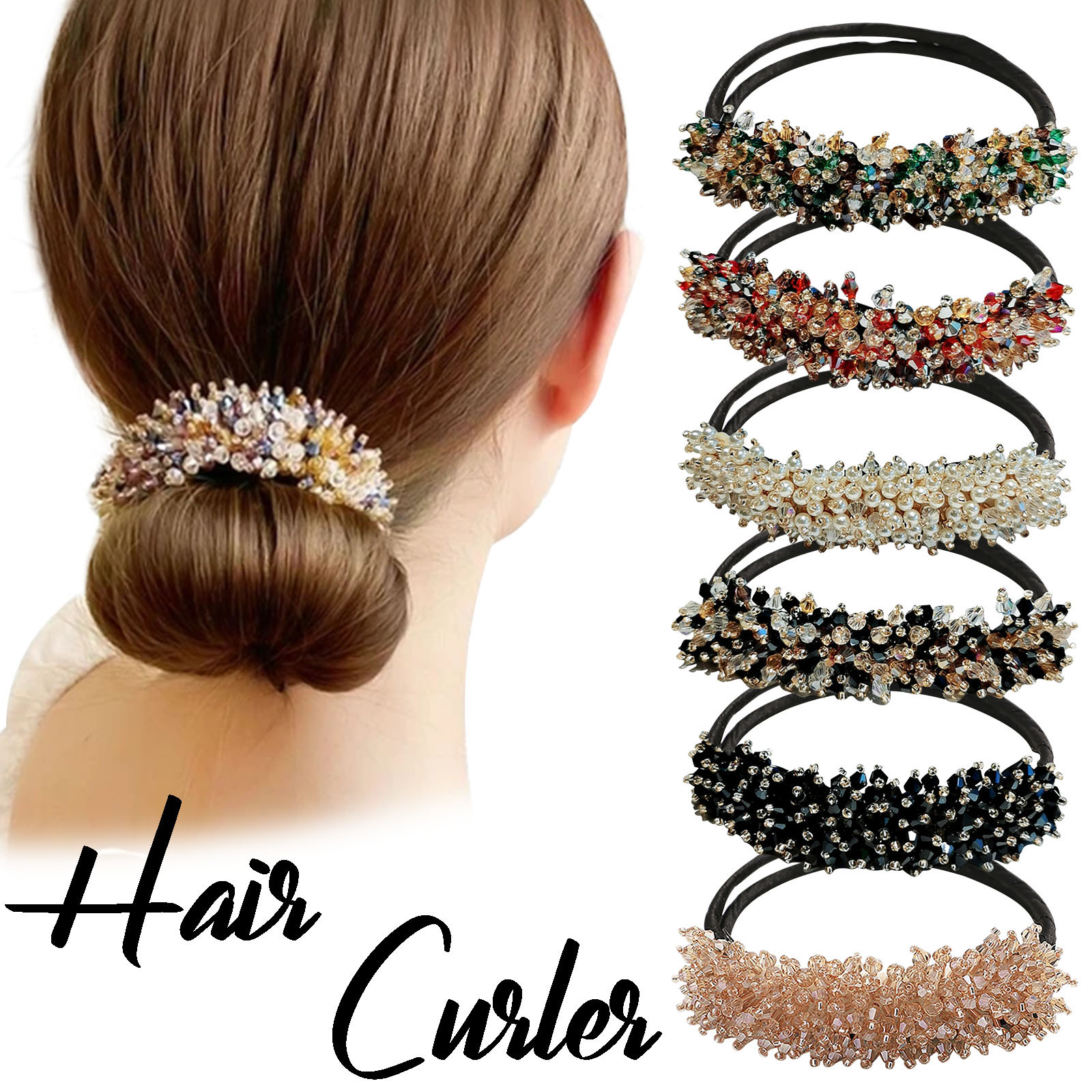 Fridja Tied Half Ball Tied Half Bal Head Lazy Hairpin Flower Bud Head ...