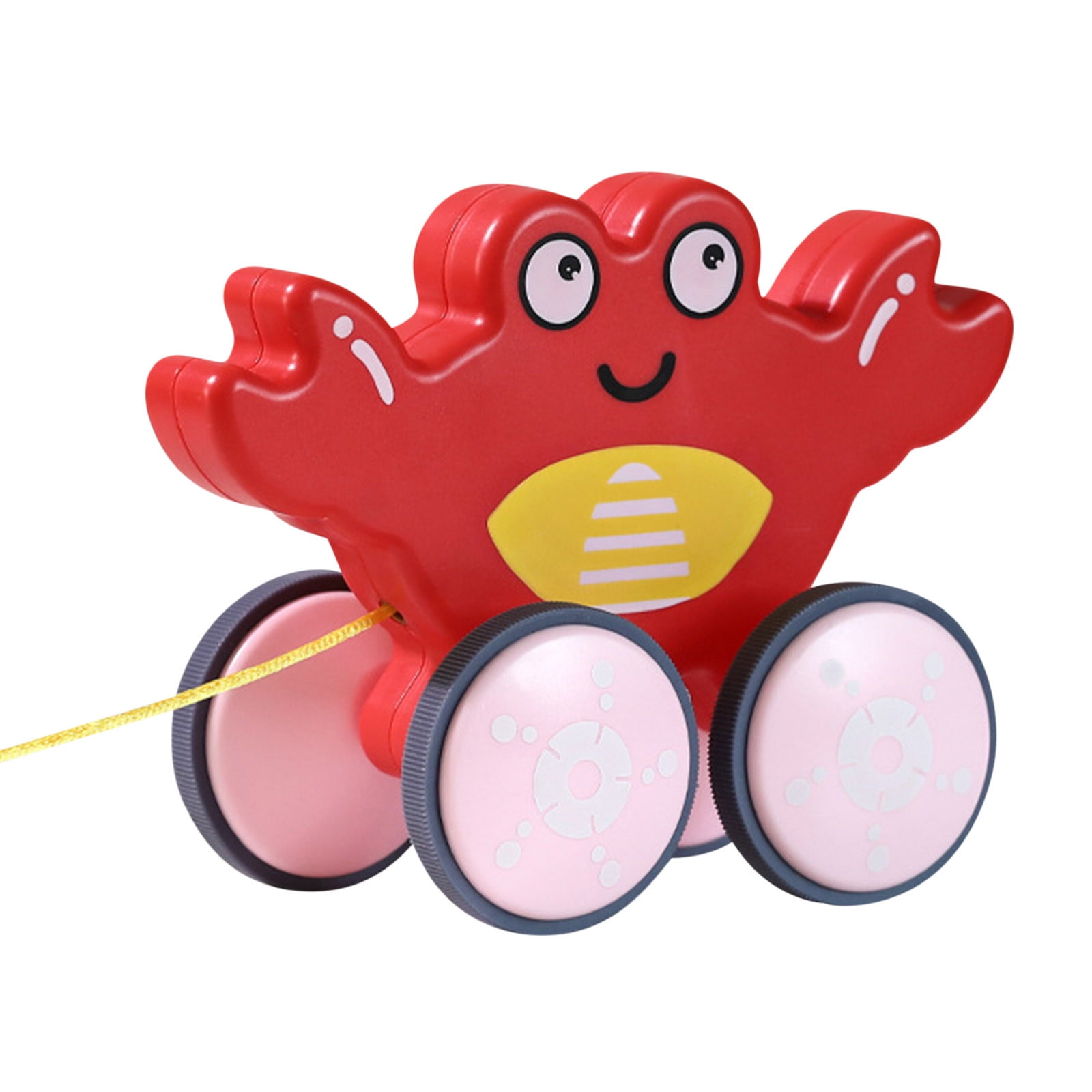 Fridja Toddler Push & Pull Toys, Pull-Along Baby Toy with Wheels for ...