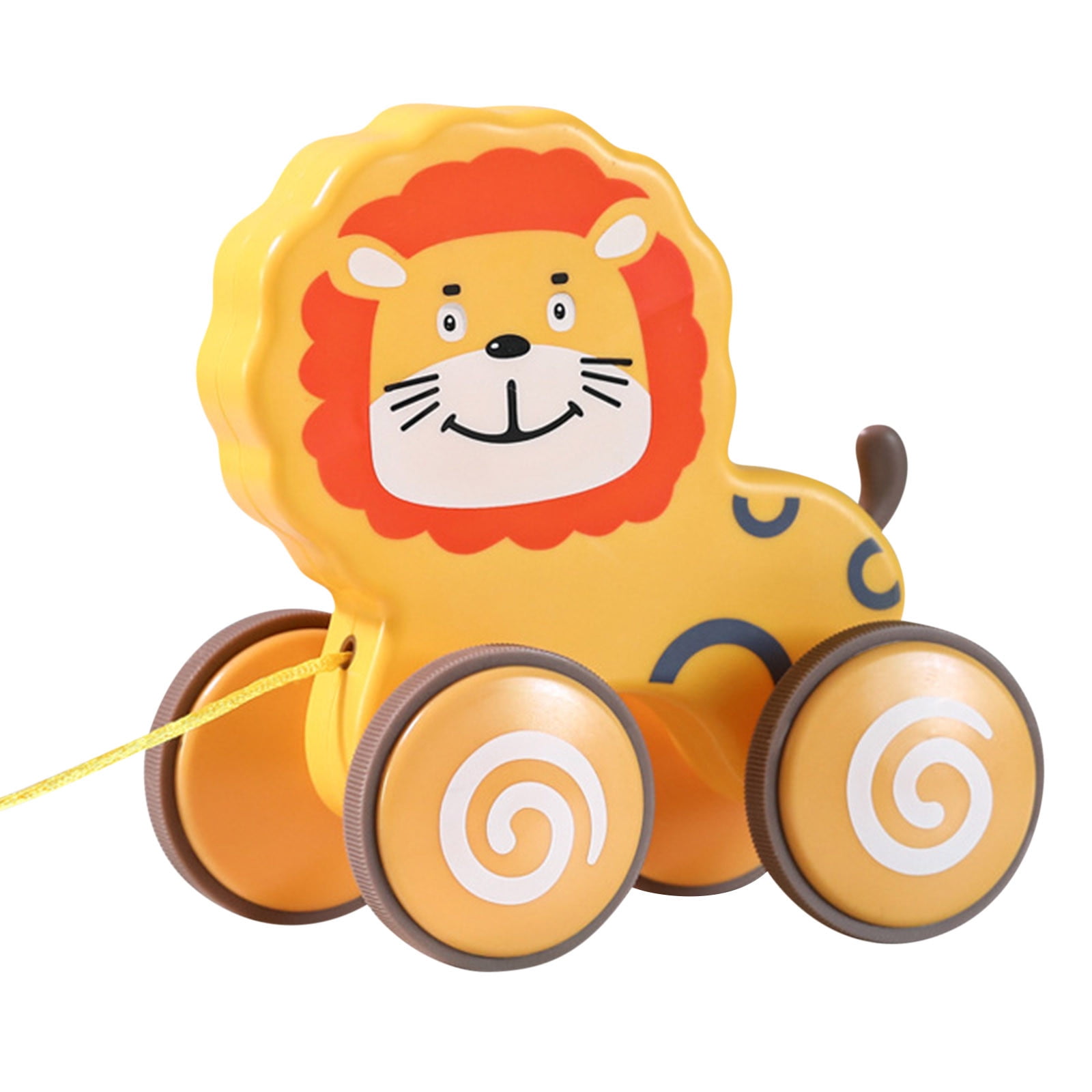 Fridja Toddler Push & Pull Toys, Pull-Along Baby Toy with Wheels for ...