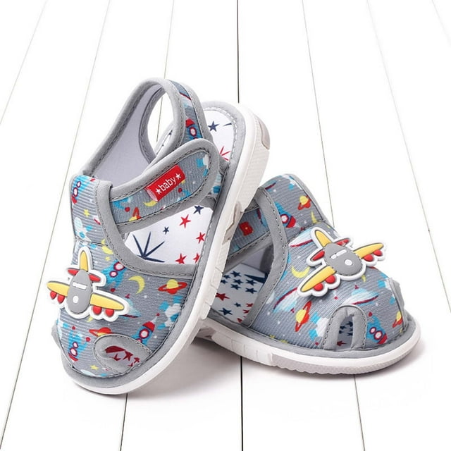 Fridja Kids Sandals, Toddler Girls Boys Squeaky Shoes, Rubber Sole, 1-4 ...