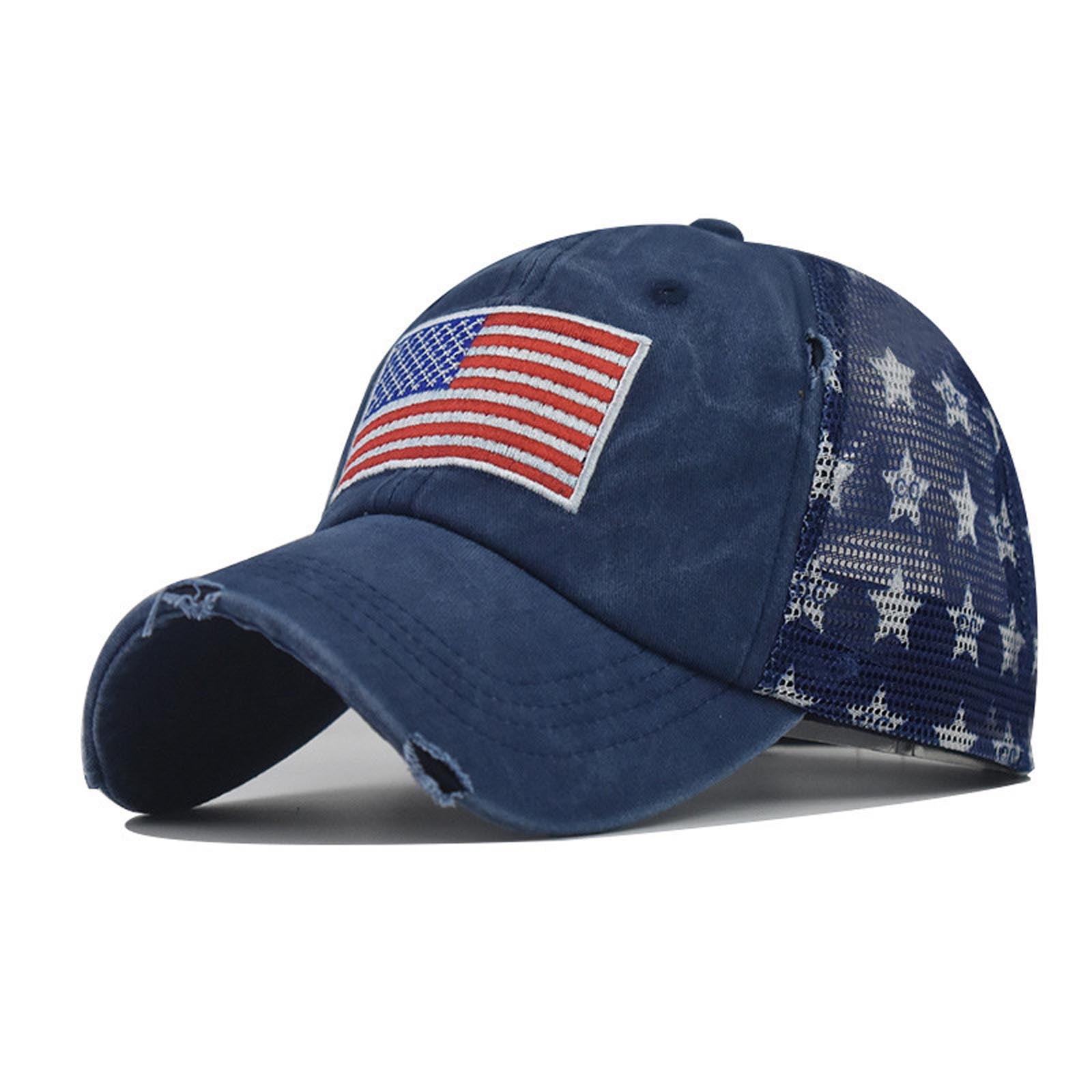 Fridja USA Flag Cap, Unisex Outdoor American Flag Independence Day ...