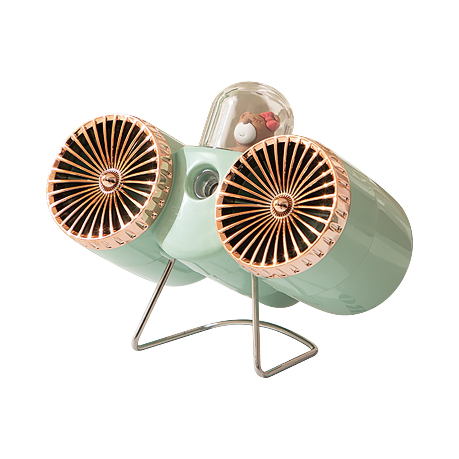 Fridja Usb Charging Mini Fan Desktop Portable Spray Water Light Three ...