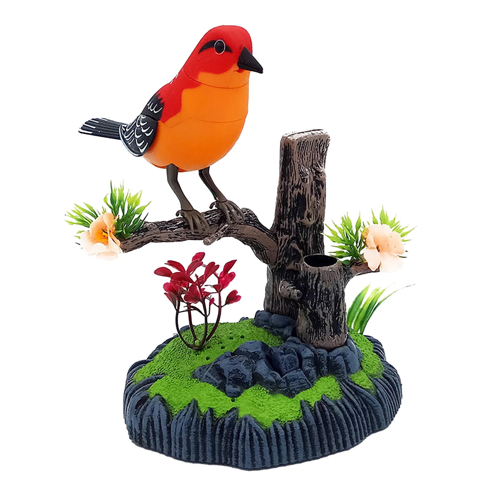 Fridja Voice-Activated Induction Birds Toy Chirping Fluttering ...