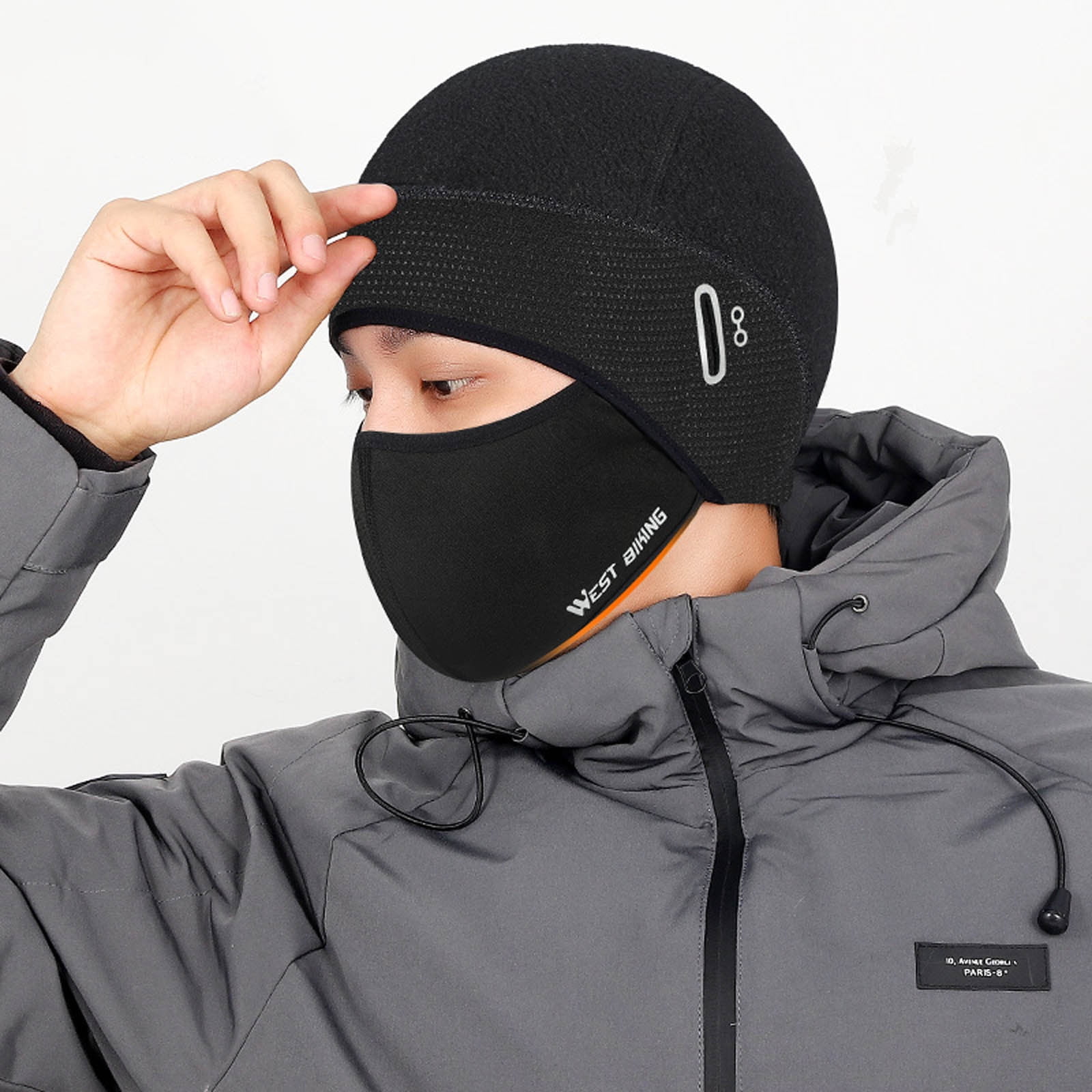 Fridja Warm Hood Motorcycle Face Mask Winter Cold Protection Men And ...