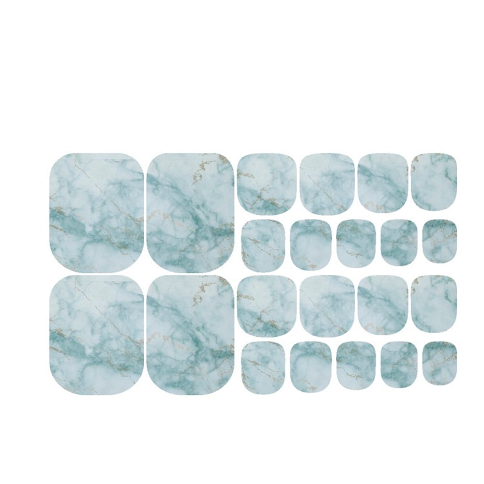 Fridja Waterproof Cute Toe Nail Stickers Summer Fashion Manicure Foot ...