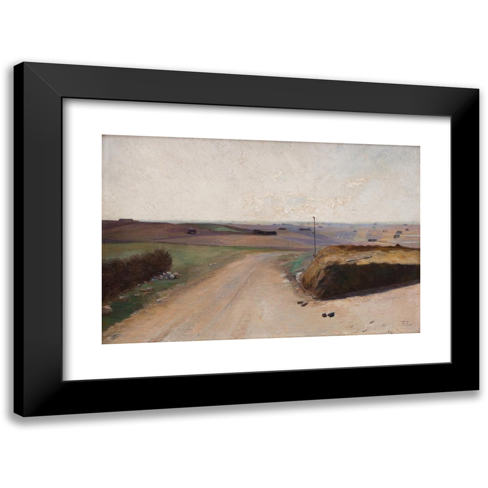 Fridolin Johansen 24x17 Black Modern Framed Museum Art Print Titled - A ...