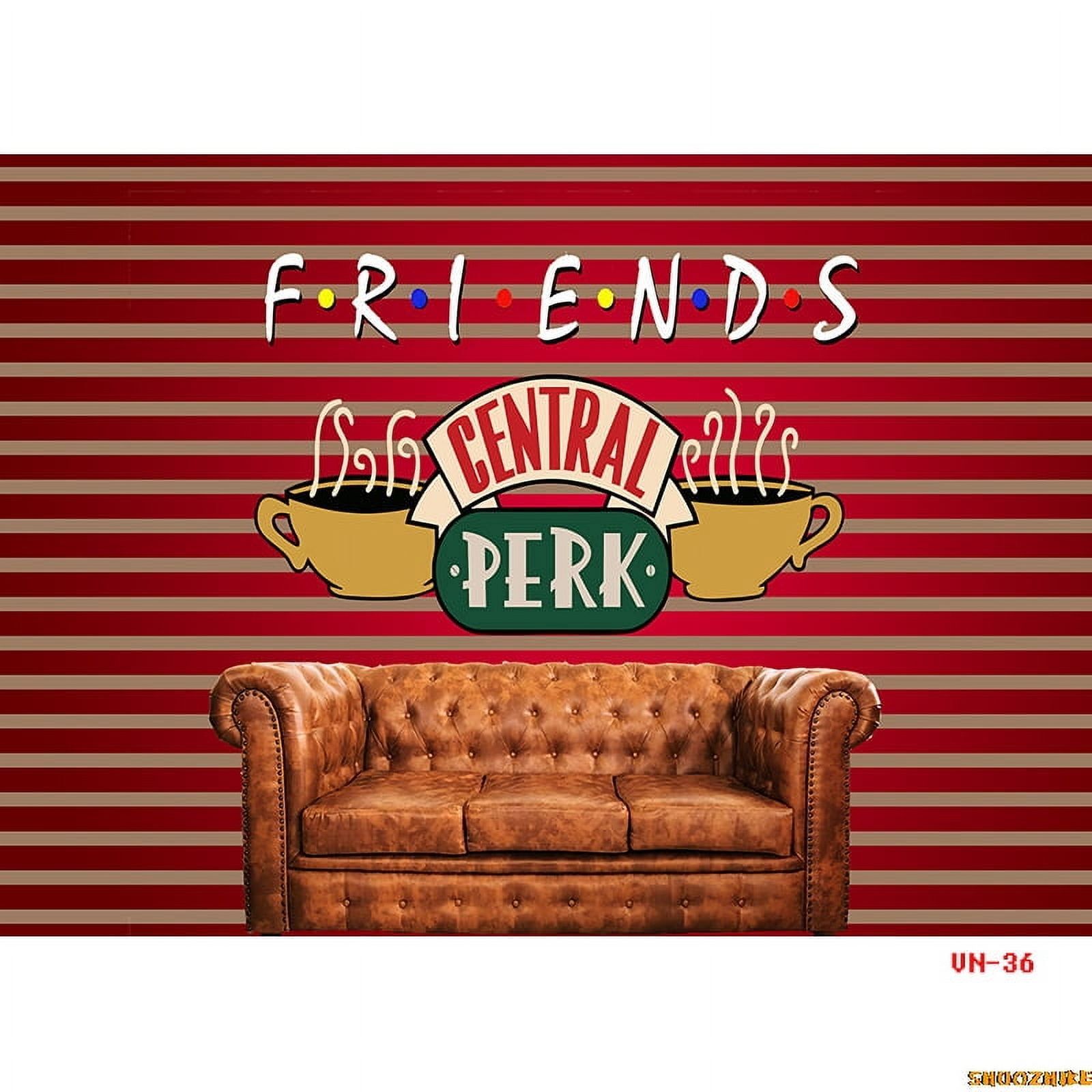 Frids Party Ctral Perk Brick Wall Photography Backdrops Props Retro ...