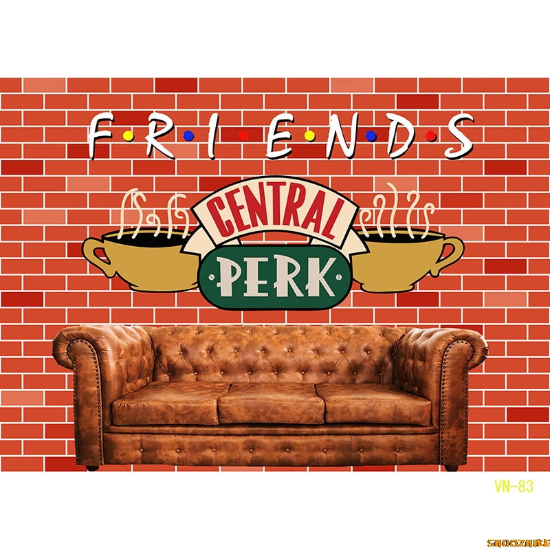 Frids Party Ctral Perk Brick Wall Photography Backdrops Props Retro ...
