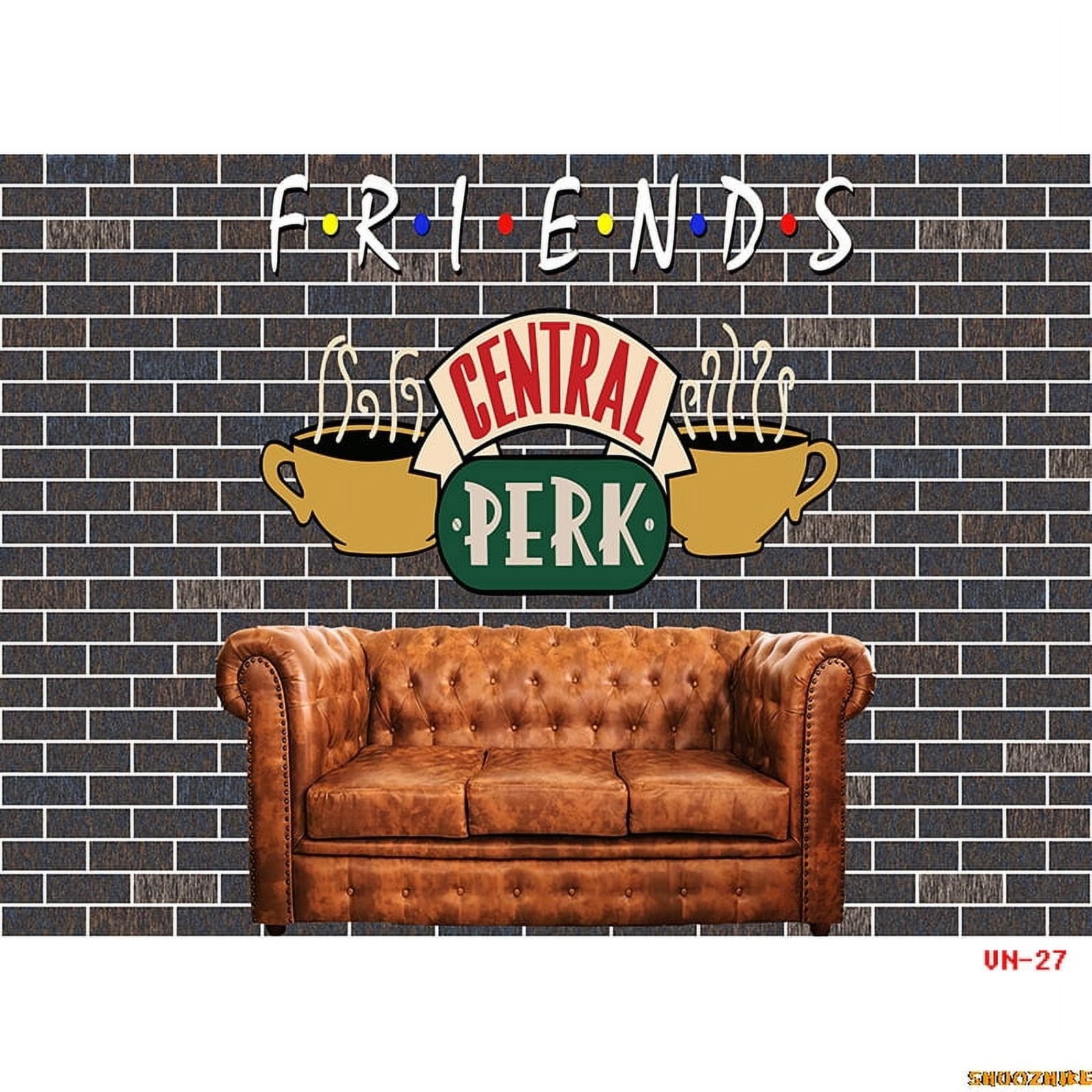 Frids Party Ctral Perk Brick Wall Photography Backdrops Props Retro ...
