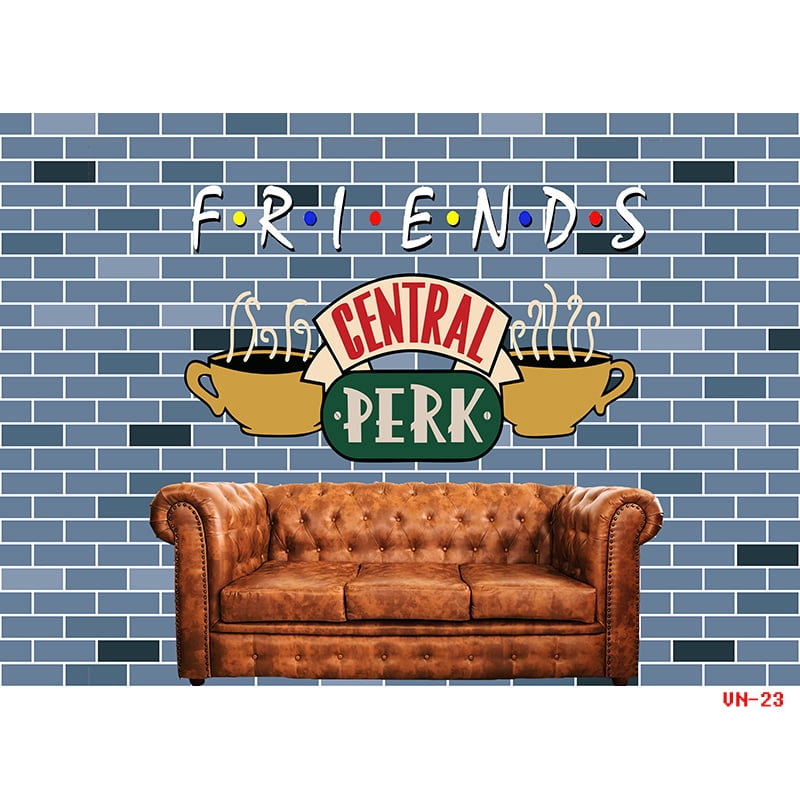 Frids Party Ctral Perk Brick Wall Photography Backdrops Props Retro ...