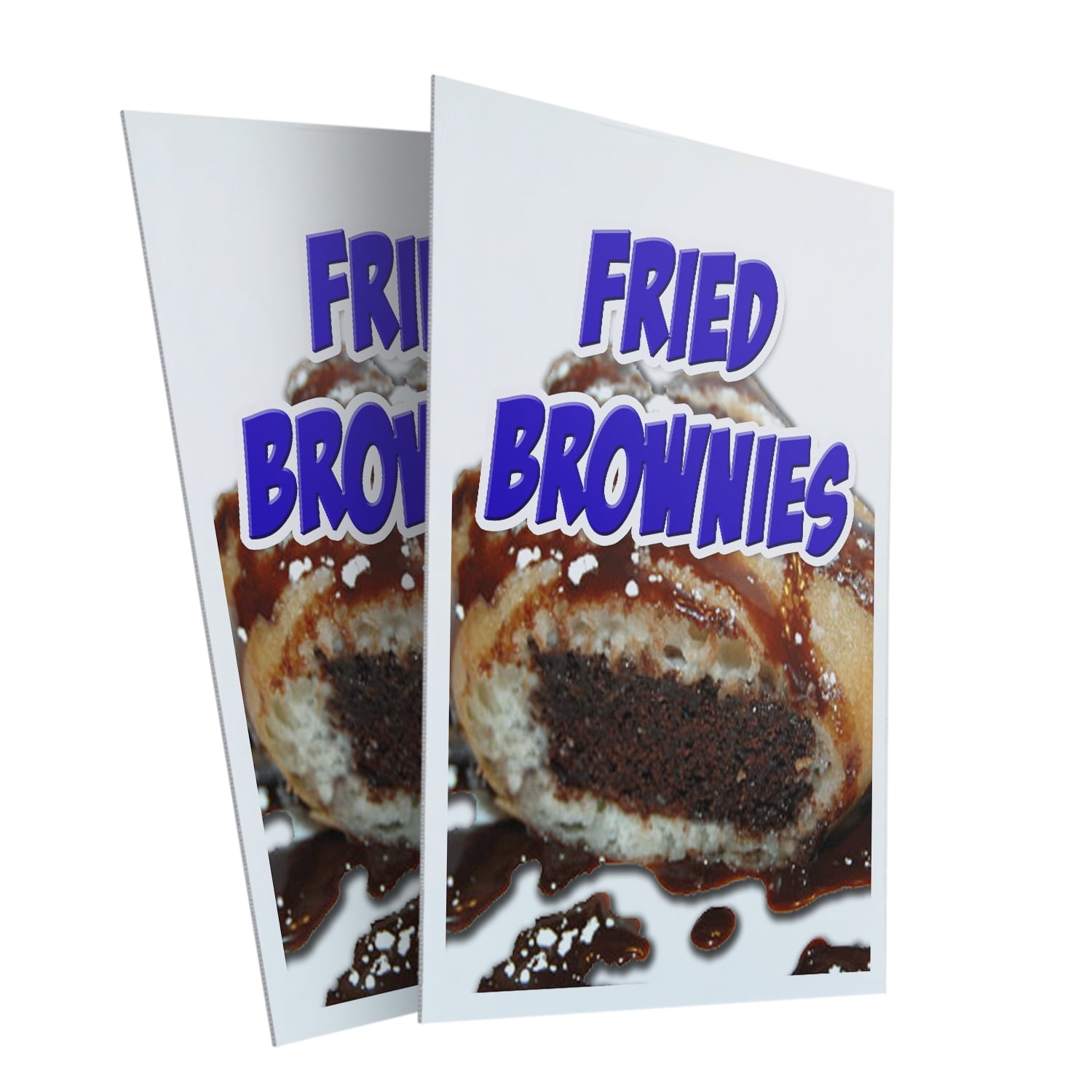 Fried Brownies (2-PACK) 24" x 36" Plastic Signs | Sign Insert 4mm ...