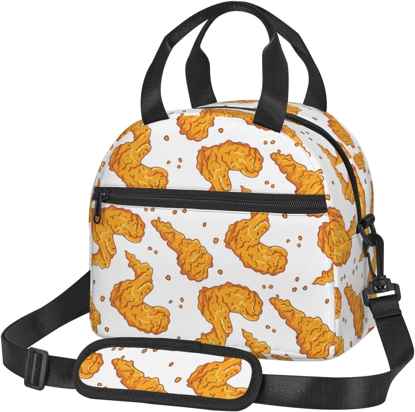 Fried Chicken Fast Food Lunch Box with Adjustable Shoulder Strap for ...