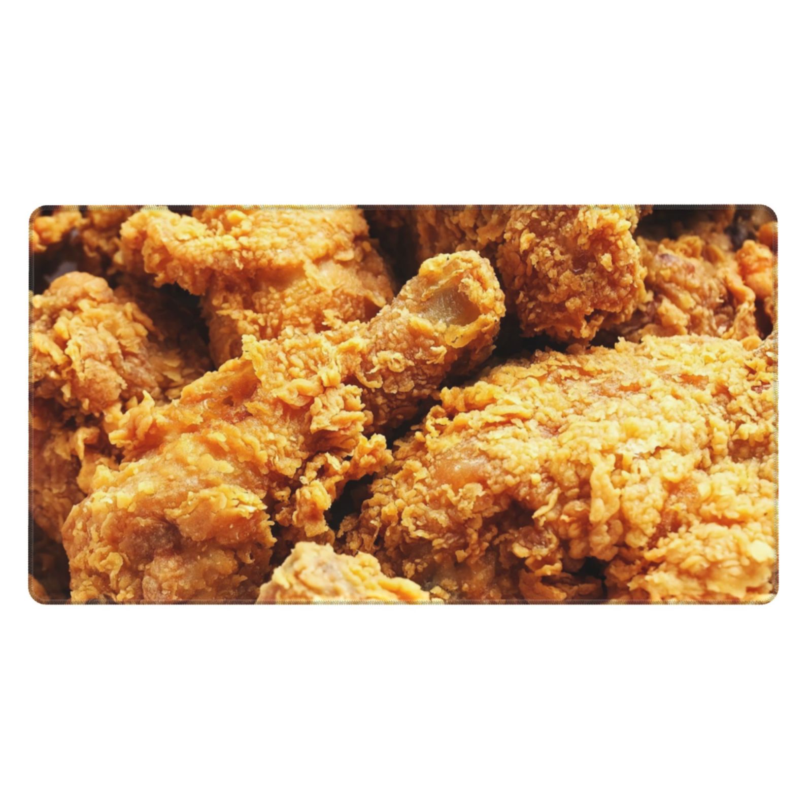 Fried Chicken Mouse Pad 15.8x29.5 In - Extended Contour Mouse Mat For ...