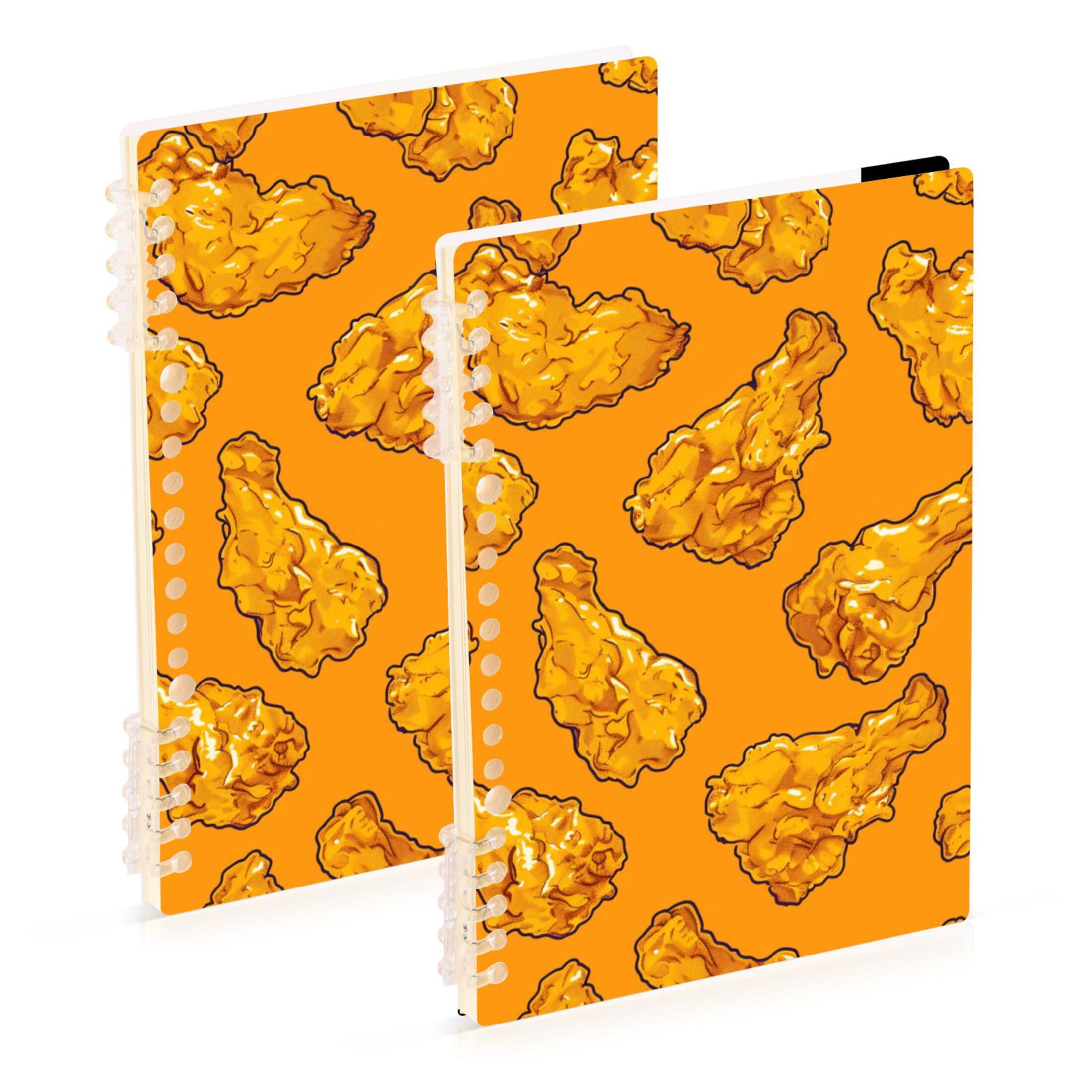 Fried Chicken Ring Binder Notebook Journey Note Diary College Ruled ...