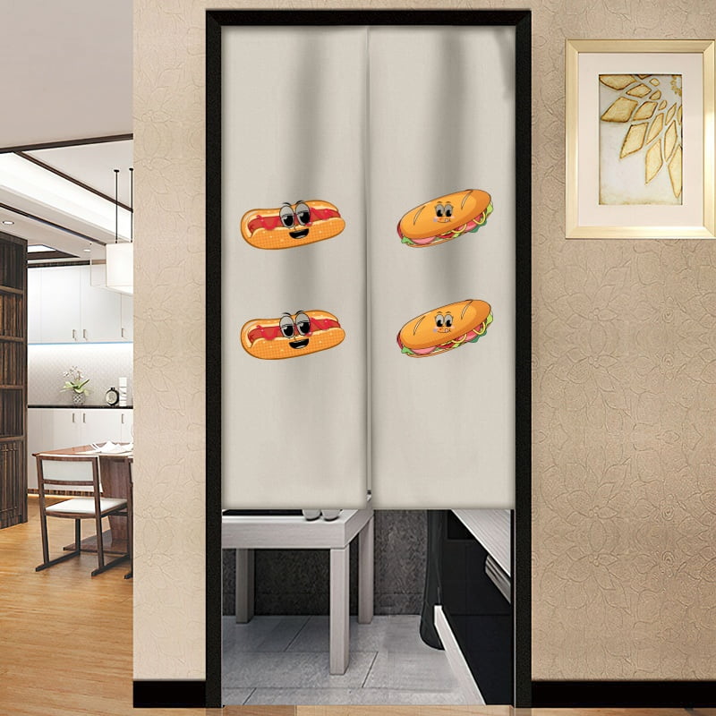 Fried Chicken Shop Door Curtains Fast Food Shop Kitchen Partition rate ...