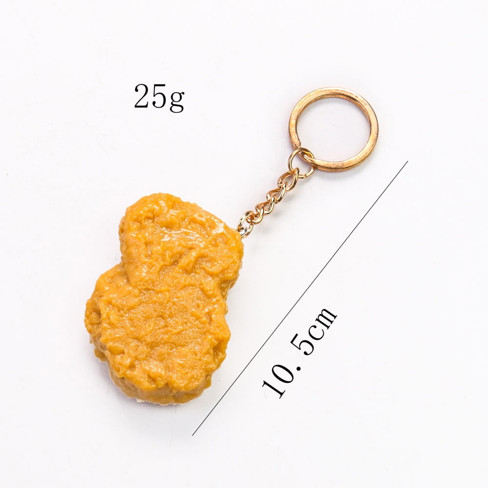 Fried Chicken Simulation Food Keychain French Fries Drumstick Chicken ...