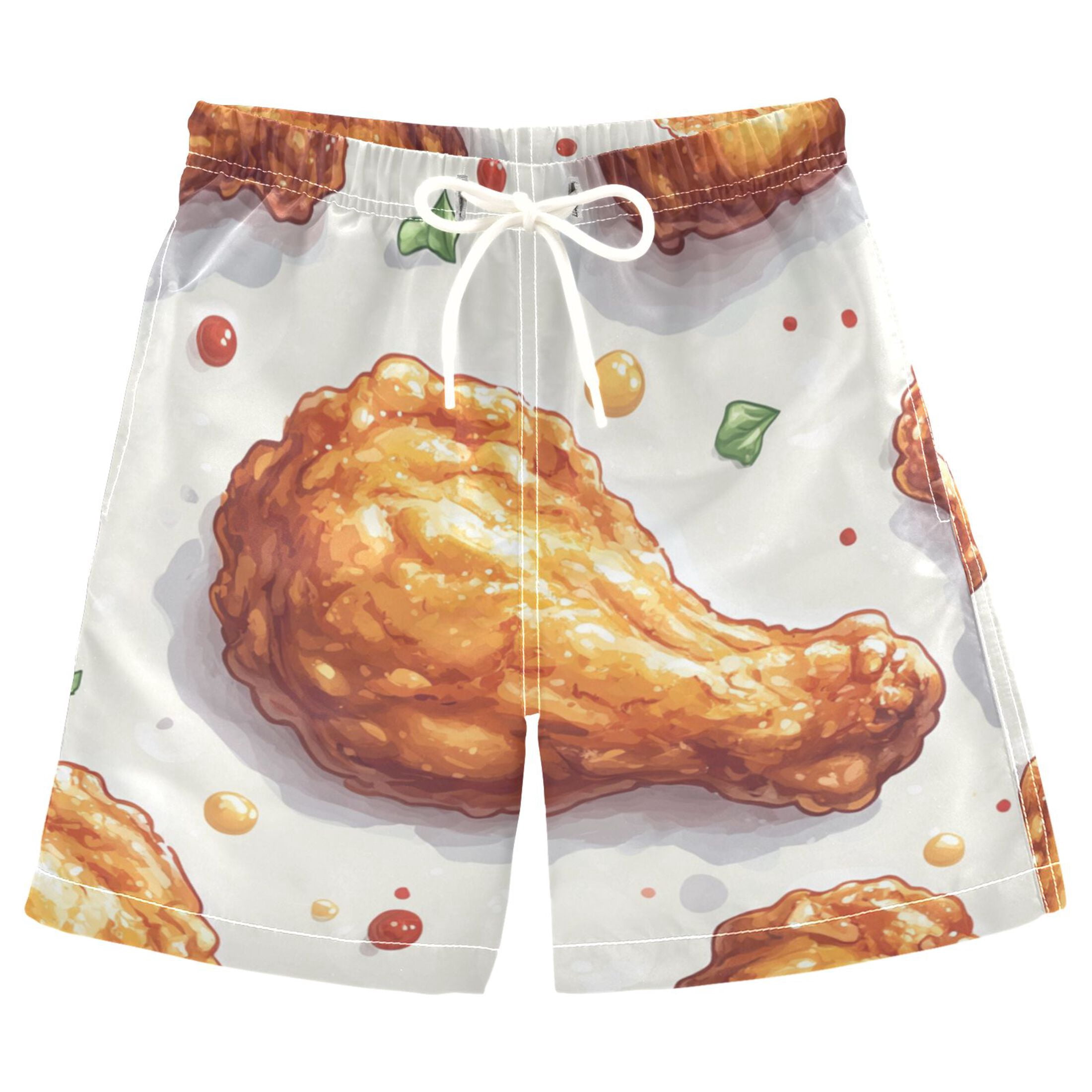Fried Drumsticks Boys' Beach Pants Board Shorts Swim Trunks Bathing ...
