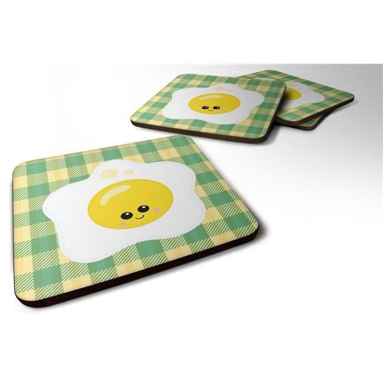 Fried Egg Face Foam Coasters - Set of 4 - Walmart.com