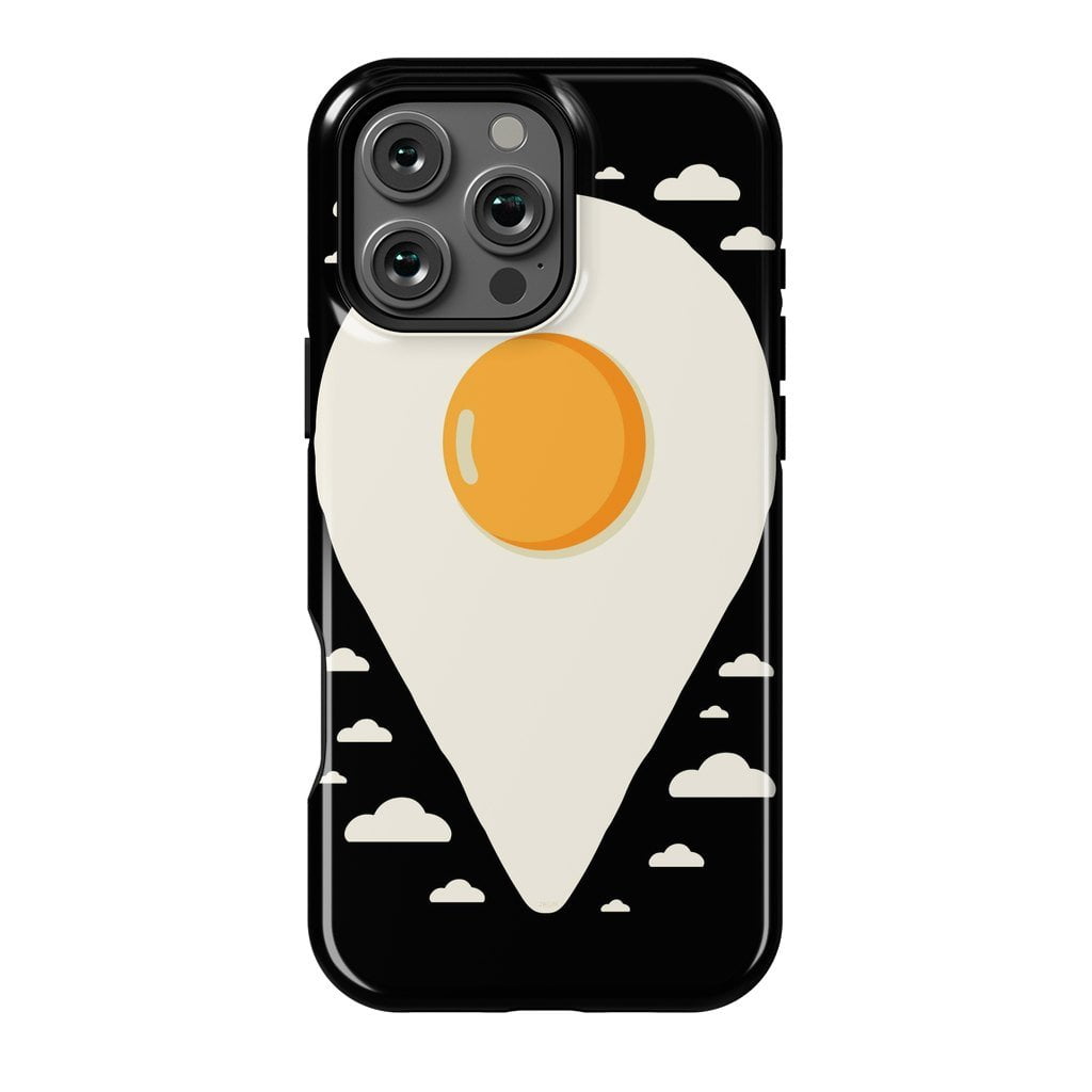 Fried Egg Funny Cartoon Artwork For iPhone 11 to 17 Pro Max Compatible ...