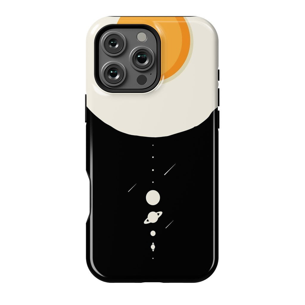 Fried Egg Solar System Art Phone Case for iPhone 16 15 14 13 12 11 Pro ...