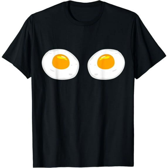 Fried Eggs Funny Bikini Costume Sunny Side Up Egg Brassiere T-Shirt T ...