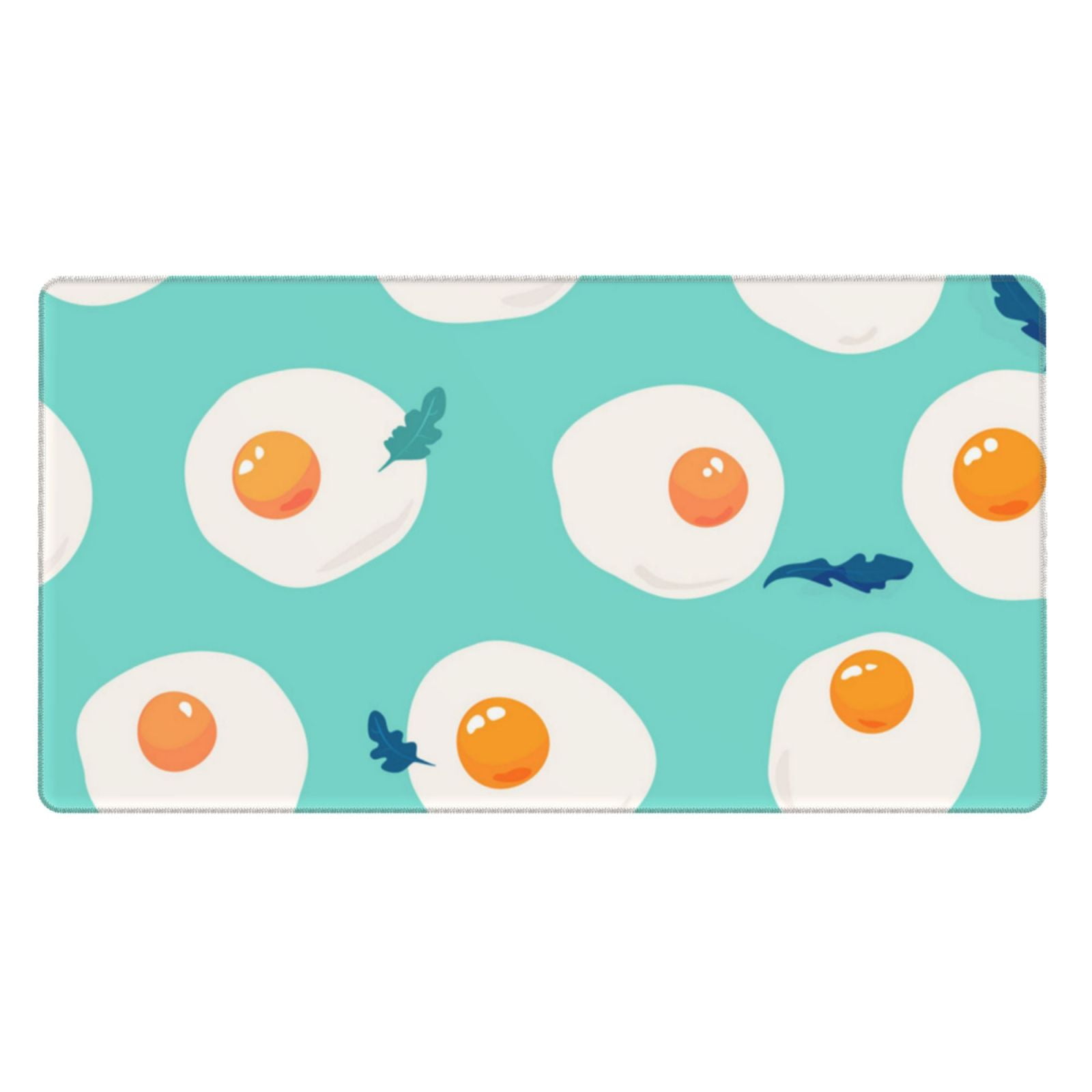 Fried Eggs With Arugula Mousepad Large Mouse Pad Desk Pad Computer ...