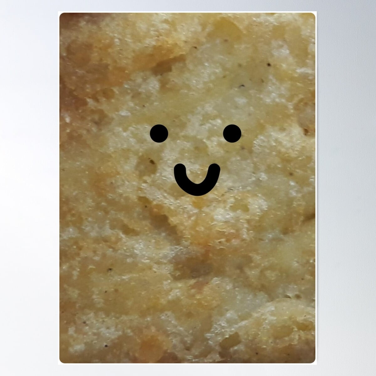 Fried Food Texture , Happy Nugget Poster Wall Art, Modern Wall Decor ...