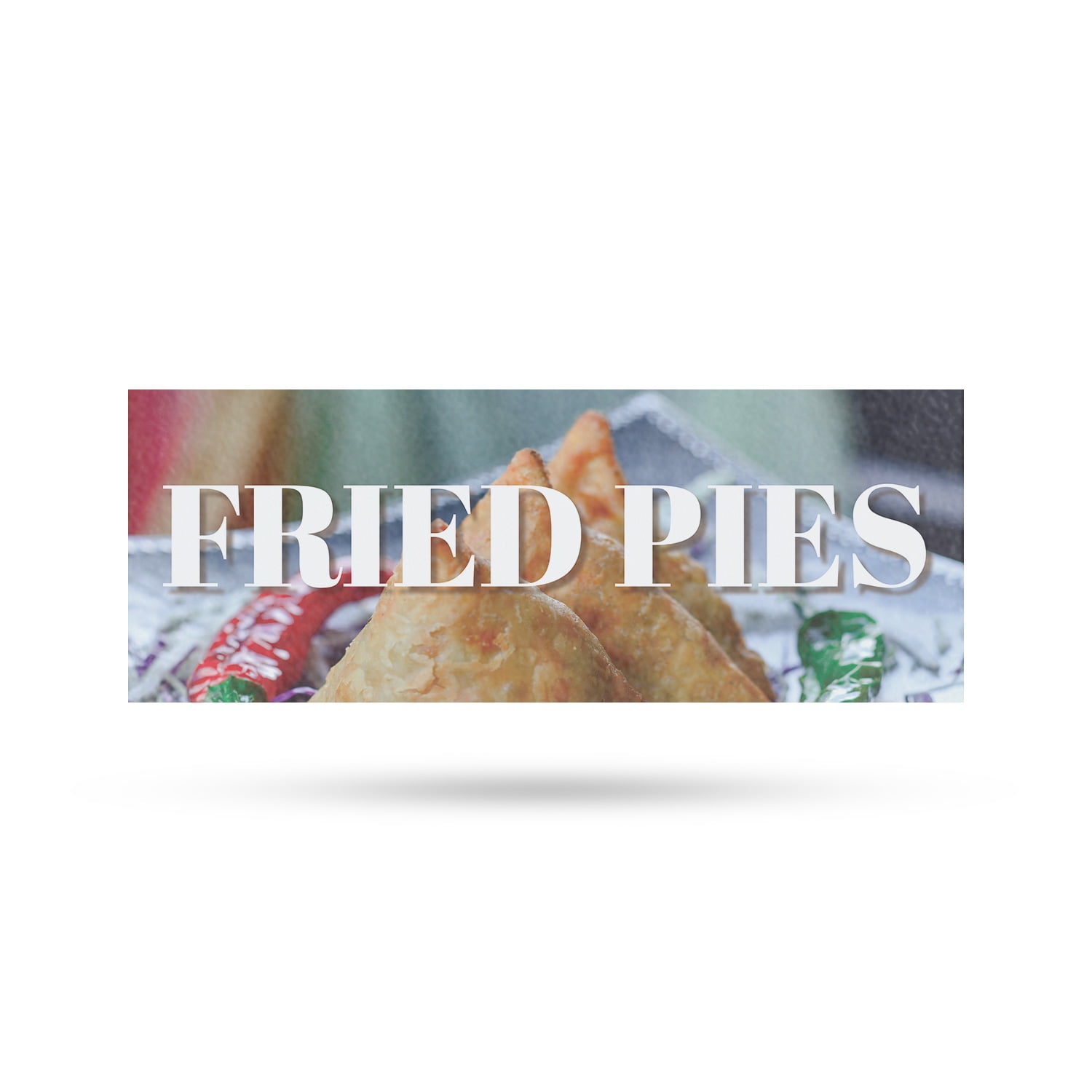 Fried Pies Vinyl Decal 24 Inch x 9 Inch Weatherproof Heavy-Duty ...