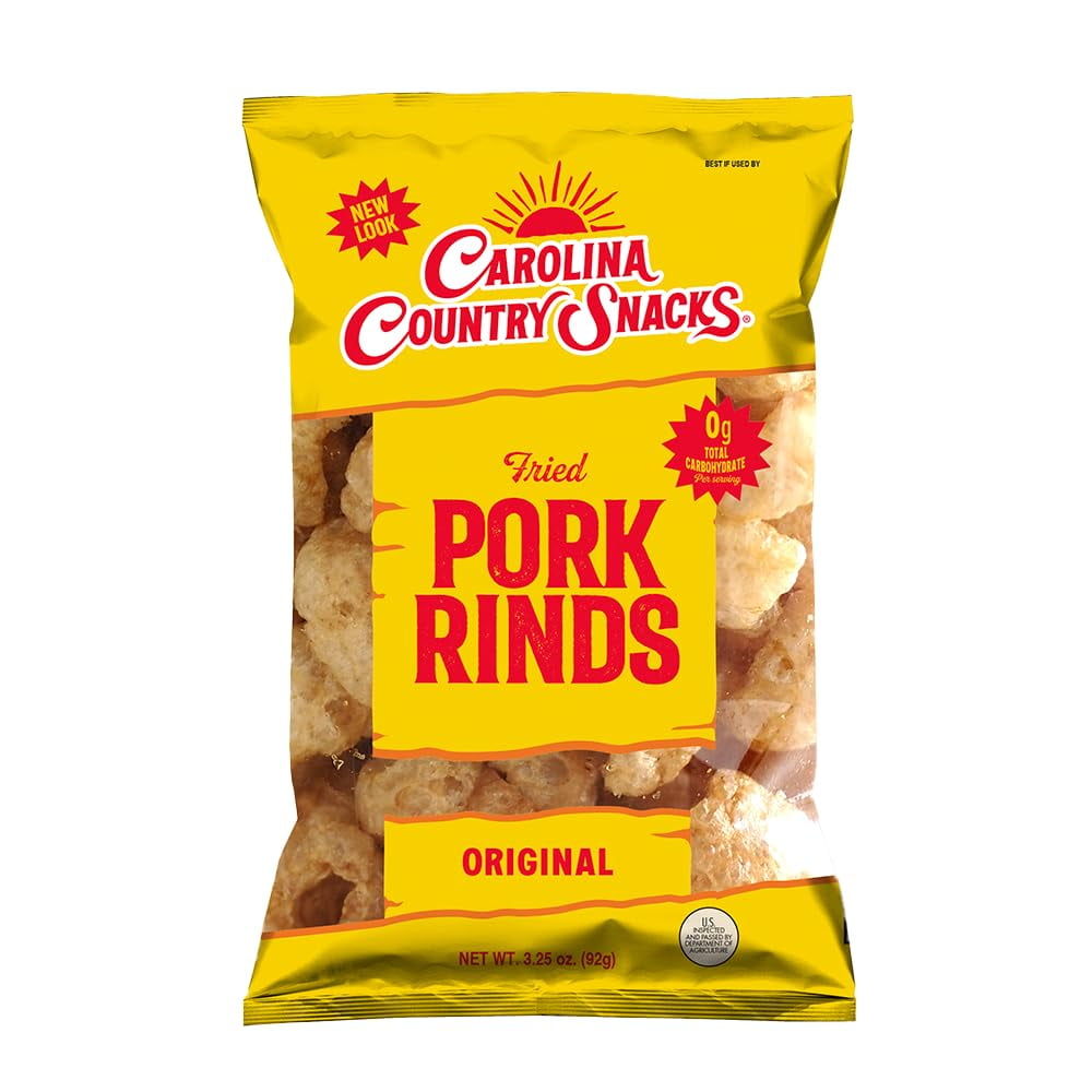 Fried Pork Rinds Plain 12 Bags (1.5 oz) - Walmart.com