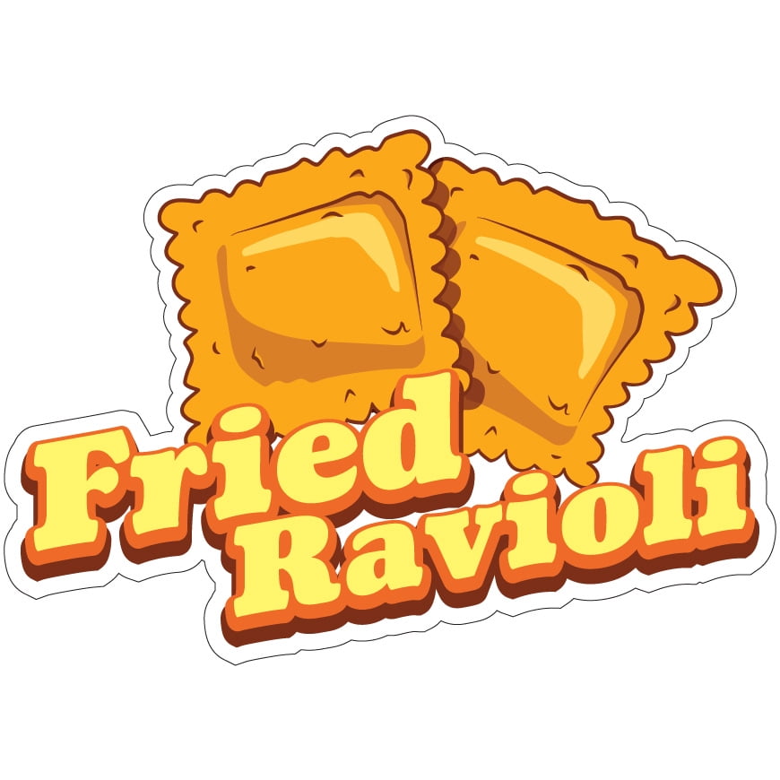 Fried Ravioli 8" Decal Concession Stand Food Truck Sticker - Walmart.com