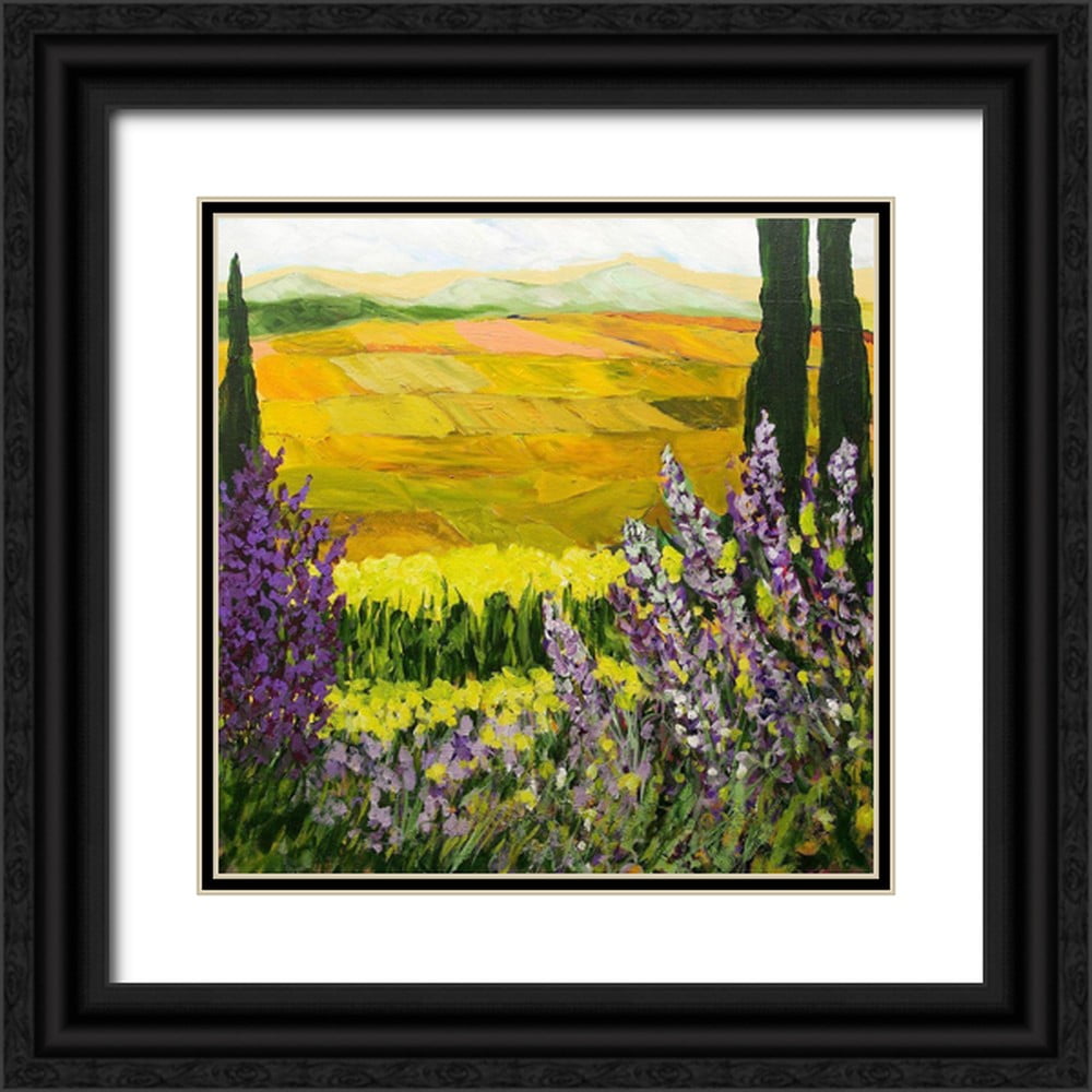 Friedlander, Allan 12x12 Black Ornate Wood Framed with Double Matting ...