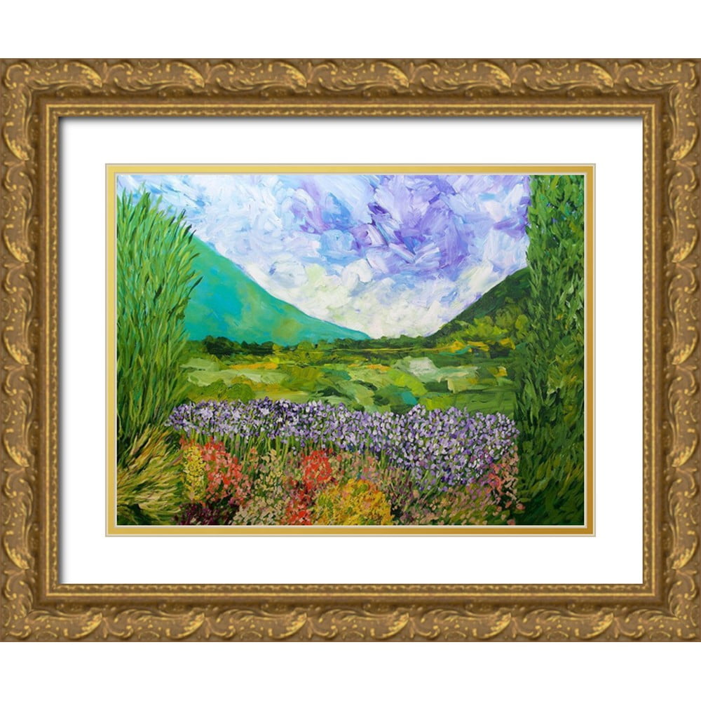 Friedlander, Allen 14x12 Gold Ornate Wood Framed with Double Matting ...