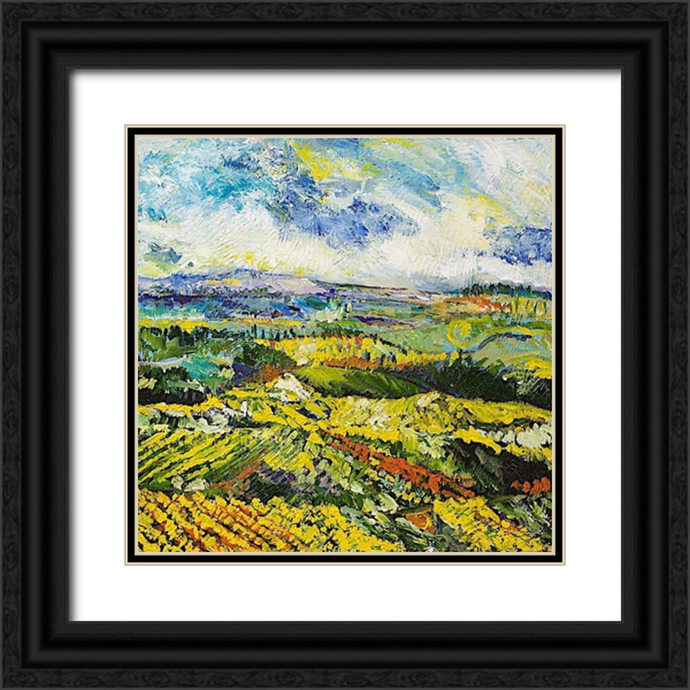 Friedlander, Allen 26x26 Black Ornate Wood Framed with Double Matting ...