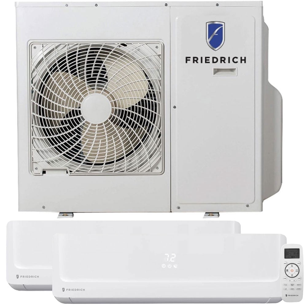 Friedrich 32000 BTU Floating Air Pro Quad-Zone Mini Split Air ...