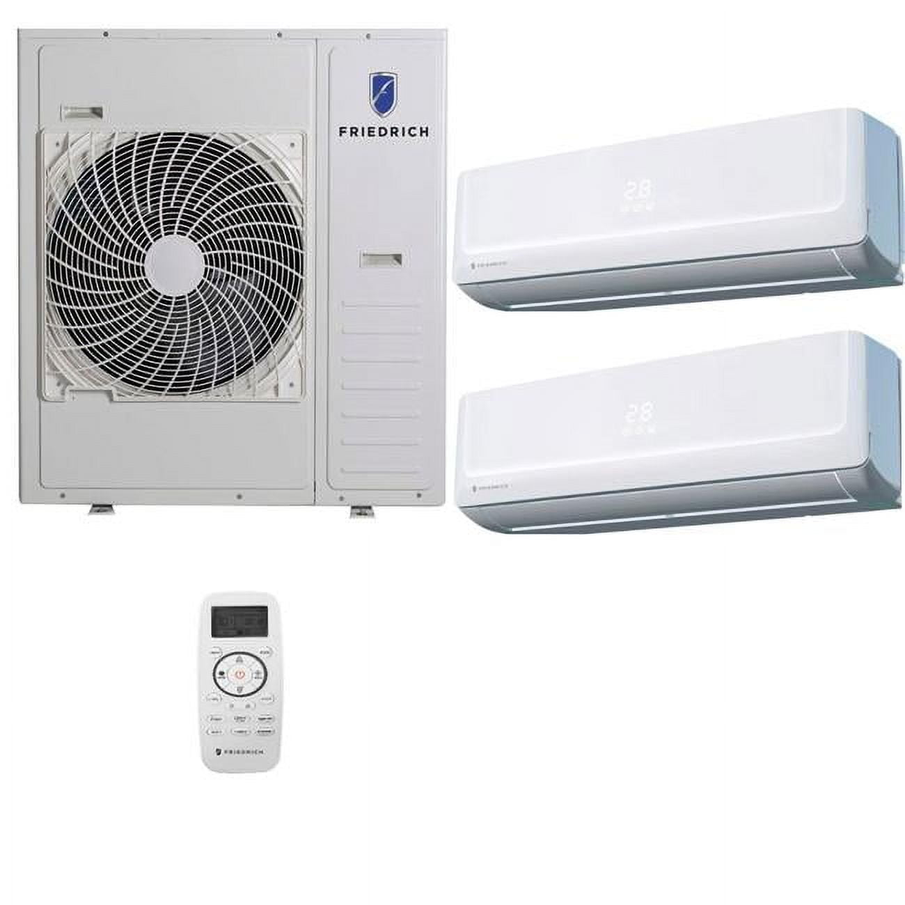 Friedrich Air Conditioning 292928 Dual Zone Ductless Heat Pump Split ...